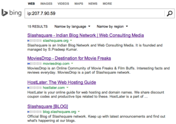 Use Bing To Find Other Domains Hosted On A Web Server
