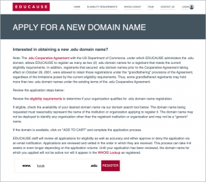 How To Register “.Edu” Domain Name